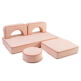 5 Piece Rivie Outdoor Modular Pillow Stack Set | Temple & Webster