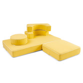 5 Piece Rivie Outdoor Modular Pillow Stack Set | Temple & Webster