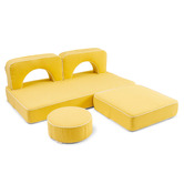 5 Piece Rivie Outdoor Modular Pillow Stack Set | Temple & Webster