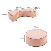 5 Piece Rivie Outdoor Modular Pillow Stack Set | Temple & Webster