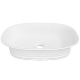 Timberline Bonnie 560mm Oval Ceramic Above Counter Basin | Temple & Webster