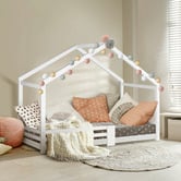LivingFusion Kids' Yumi Pine Wood House Bed Single | Temple & Webster