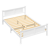 LivingFusion Clara Pine Wood Bed Frame | Temple & Webster