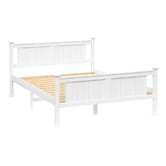 LivingFusion Clara Pine Wood Bed Frame | Temple & Webster