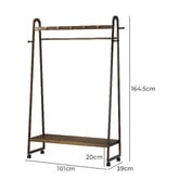 LivingFusion Lynne Bamboo Clothing Rack | Temple & Webster