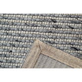 Boulevarde Rugs Ash Grey Beads Hand-Woven Wool Rug | Temple & Webster