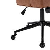 Loft 23 by Temple & Webster Oscar Desk & Tan Windsor Office Chair Set