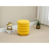ShirleyLaneFurniture Dahlia Velvet Storage Ottoman | Temple & Webster