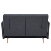 PalmgroveLane Charcoal Liam 2 Seater Sofa Bed | Temple & Webster
