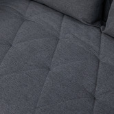 PalmgroveLane Charcoal Liam 2 Seater Sofa Bed | Temple & Webster