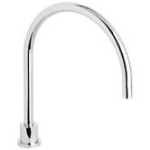 Vivid 200mm Gooseneck Hob Spa Spout | Temple & Webster