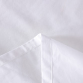 Aldrin Home White Commercial Cotton-Blend Top/Bottom Flat Sheet ...