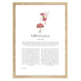 Pink Zodiac Virgo Child Printed Wall Art | Temple & Webster