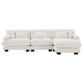 Cassington_Home Rizalino 4 Seater Modular Sofa & Ottoman Set | Temple ...