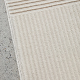 DarrenPalmer Linen Raking Rug | Temple & Webster