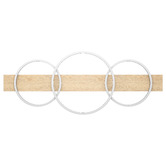 Boyal 3 Light LED Flush Mount Ceiling | Temple & Webster