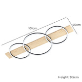 Eglo Boyal 3 Light LED Flush Mount Ceiling | Temple & Webster