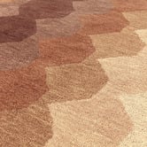 Asiatic Rust Hive Hand-Tufted Wool Rug | Temple & Webster