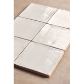 Naples Gloss White Small Square Ceramic Tile | Temple & Webster
