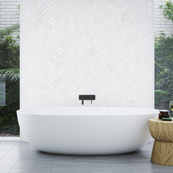 Nero 1780mm Stone Bath | Temple & Webster