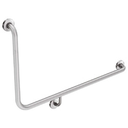 Accessible 960 x 600mm Stainless Steel Right-Hand Grab Rail | Temple ...