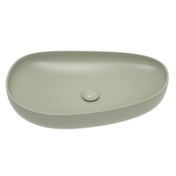 Pebble 650mm Ceramic Above Counter Basin | Temple & Webster