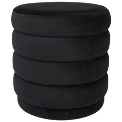 Rexington Home Elbert Velvet Footstool | Temple & Webster