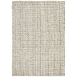 Network Rugs Natural & Cream Hand-Loomed Wool-Blend Rug | Temple & Webster