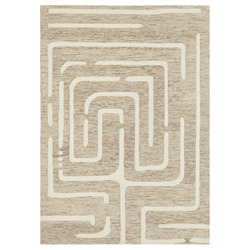Network Rugs Maze Hand-Tufted Wool Rug | Temple & Webster