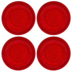 Reactive Red Artistica 21cm Pasta Plates | Temple & Webster