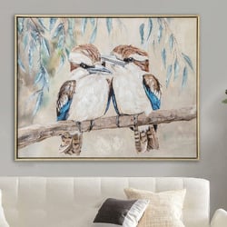 SageLane Beak-a-Boo Framed Canvas Wall Art | Temple & Webster