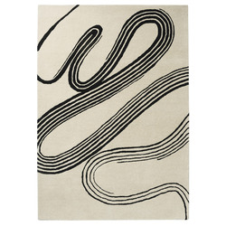 Sand Flow Hand-Tufted Pure New Wool Rug | Temple & Webster