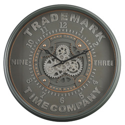 80cm Dark Green Wall Clock | Temple & Webster