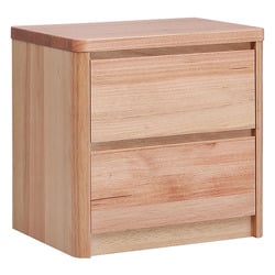 Evergreen Home Monty Tasmanian Oak Wood Bedside Table | Temple & Webster