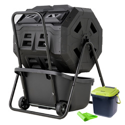 Maze 4 Piece Roto Composter Set | Temple & Webster