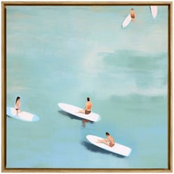 Alcove Studio Ocean's Ease Framed Canvas Wall Art | Temple & Webster