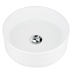 Anika 370mm Ceramic Above Counter Basin with Pop-Up Waste | Temple ...