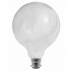 Lunescent_Lighting B22 Frosted G125 Halogen Globe | Temple & Webster