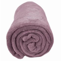 Bambury Microplush Throw Rug in Blush | Temple & Webster