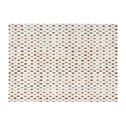 Lifestyle Floors Brown & Cream Bass Squares Rug | Temple & Webster