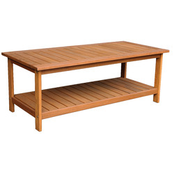 Sage Breeze Outdoor Natural Avoca Wood Outdoor Coffee Table | Temple ...