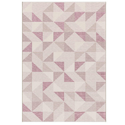 Pink Rufus Power-Loomed Rug | Temple & Webster
