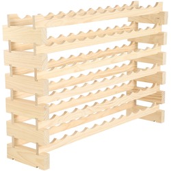 GraftonHomeGoods 72 Bottle Wood Wine Rack | Temple & Webster