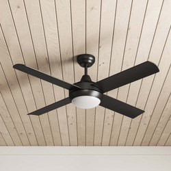 Martec Link 4 Blade AC Ceiling Fan with 15W CCT LED | Temple & Webster