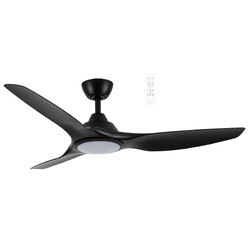 Martec Impact 132cm DC Smart Ceiling Fan with LED Light | Temple & Webster
