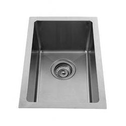 Sterling Regal 300mm Single Stainless Steel Kitchen Sink | Temple & Webster