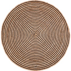 Home & Lifestyle Orchid Spiral Round Jute Rug | Temple & Webster
