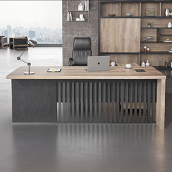 InnovaStudio Connor Executive Desk with Return | Temple & Webster