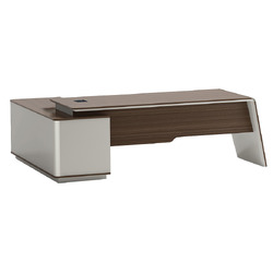 InnovaStudio Drew Executive Desk with Reversible Return | Temple & Webster