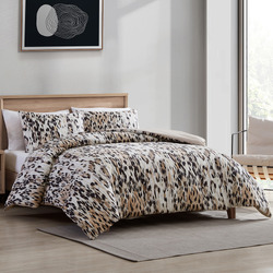 Kenneth Cole Leopard Cotton Quilt Cover Set | Temple & Webster